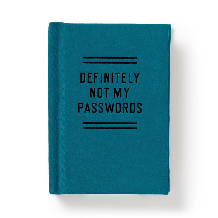 Definitely Not My Passwords Password Diary | Brass Monkey