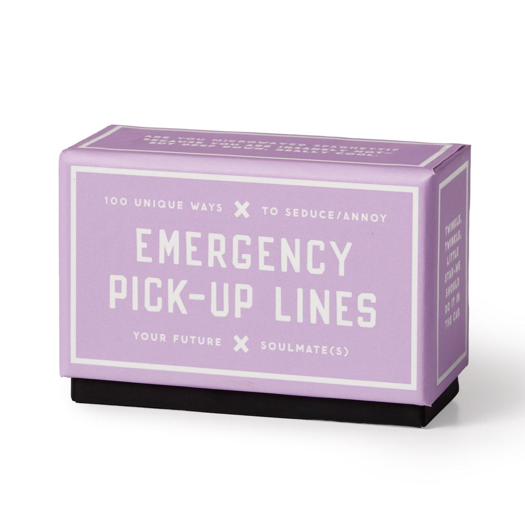 Emergency Pick-up Lines Card Set – Brass Monkey