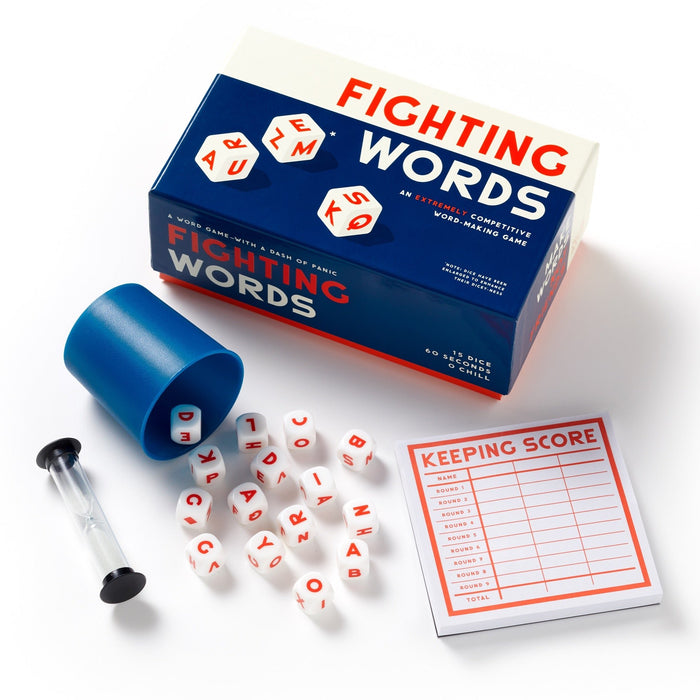 Fighting Words Dice Game | Fast-Paced Word Fun – Brass Monkey