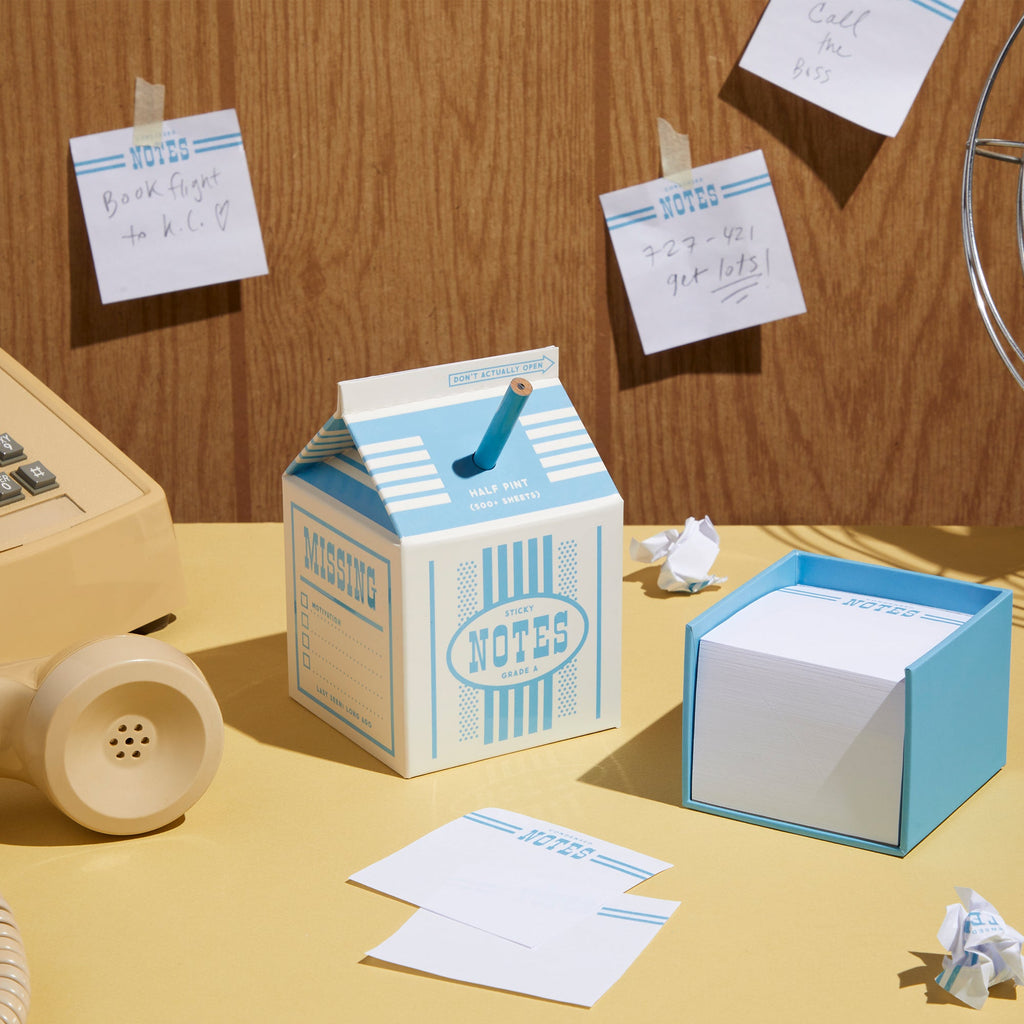 Grade A Notes Milk Carton Note Set – Brass Monkey