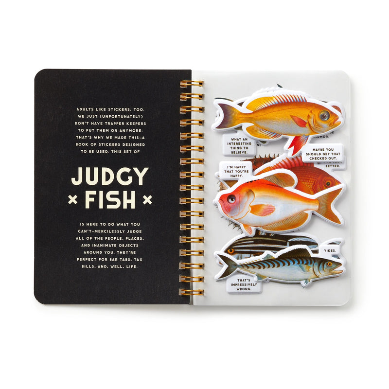 Judgy Fish Sticker Book – Brass Monkey