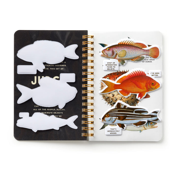 Judgy Fish Sticker Book | Brass Monkey