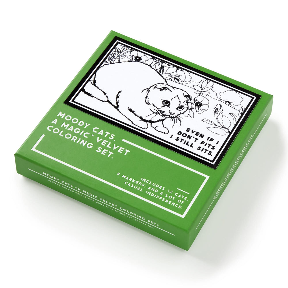 Moody Cats Magic Velvet Coloring Set – Brass Monkey