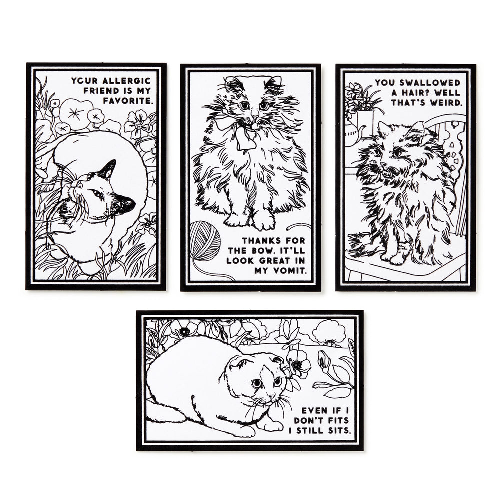 Moody Cats Magic Velvet Coloring Set – Brass Monkey