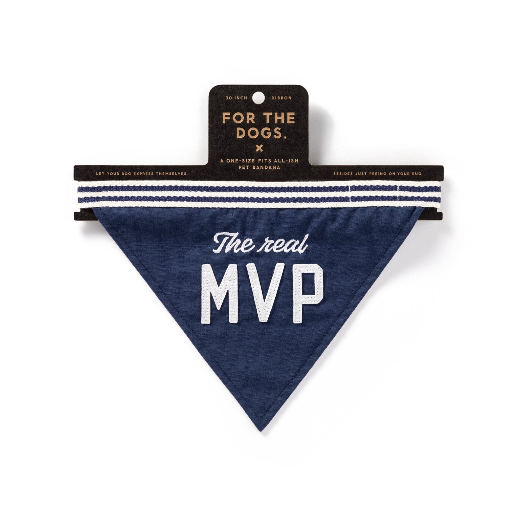 The Real MVP Dog Bandana | Brass Monkey Goods